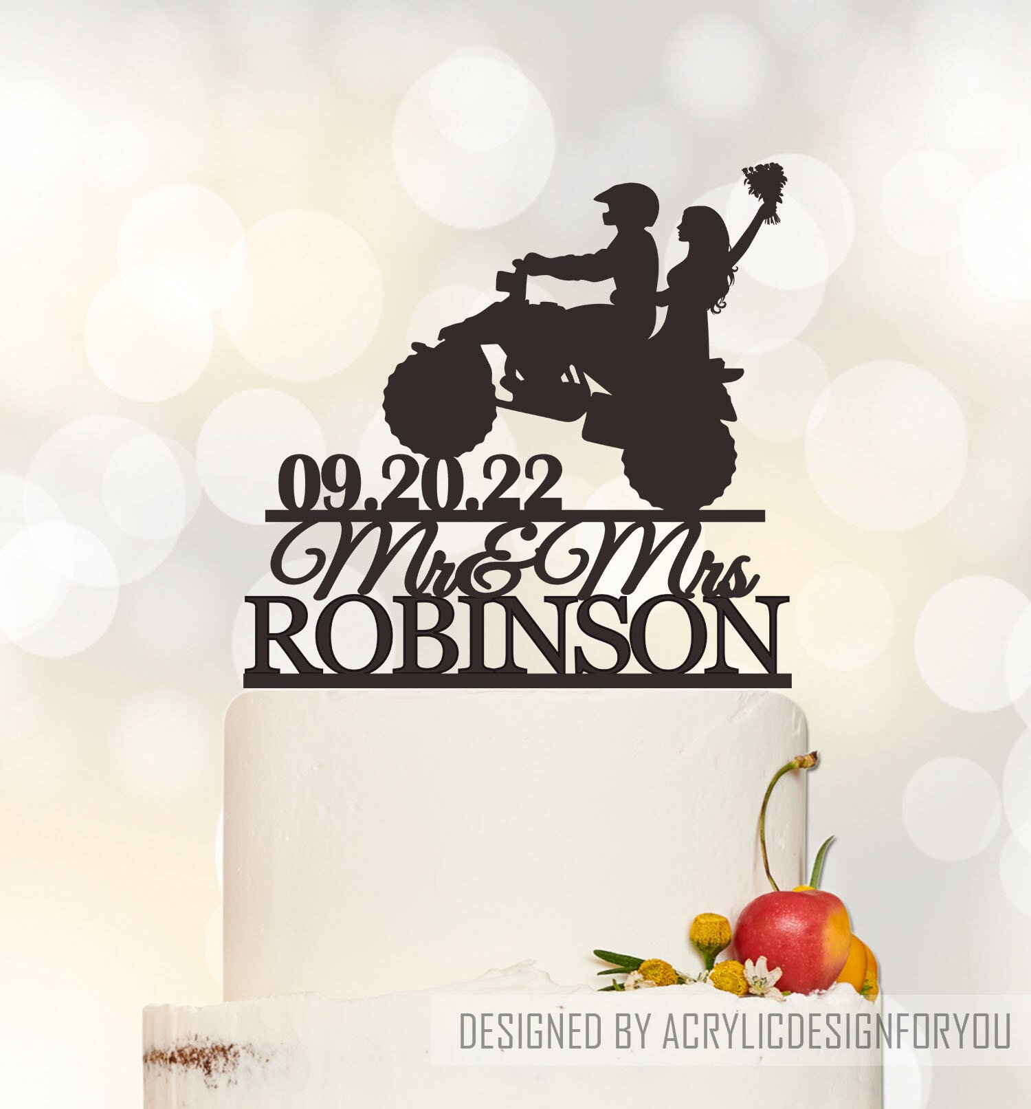 All Terrain Vehicle Cake Topper ATV Quad Cake Topper 4 - Etsy