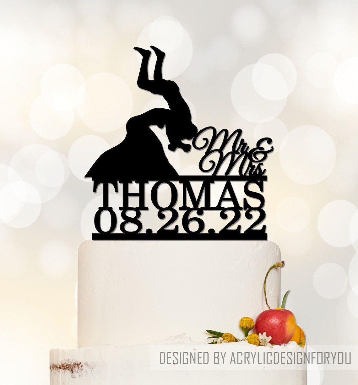 Wrestling Cake Topper Wrestling Wedding Cake Topper Custom - Etsy