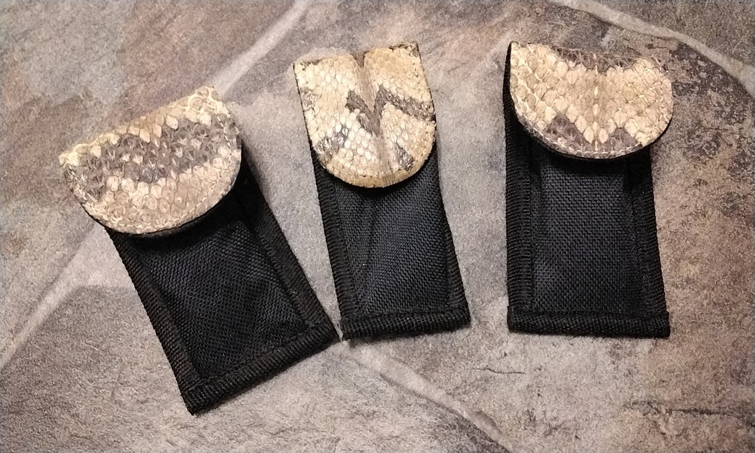 Rattlesnake Skin Knife Sheath for 1 Canebreak Timber - Etsy