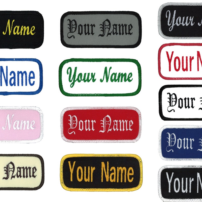 Velcro Name Tag - Etsy