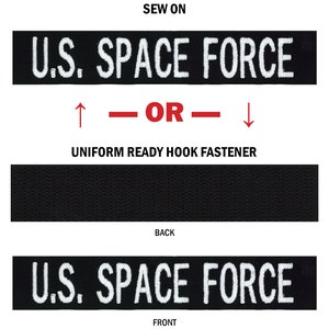 NORTHERN SAFARI™ U.S. Space Force Name Tapes - Made in the USA ...