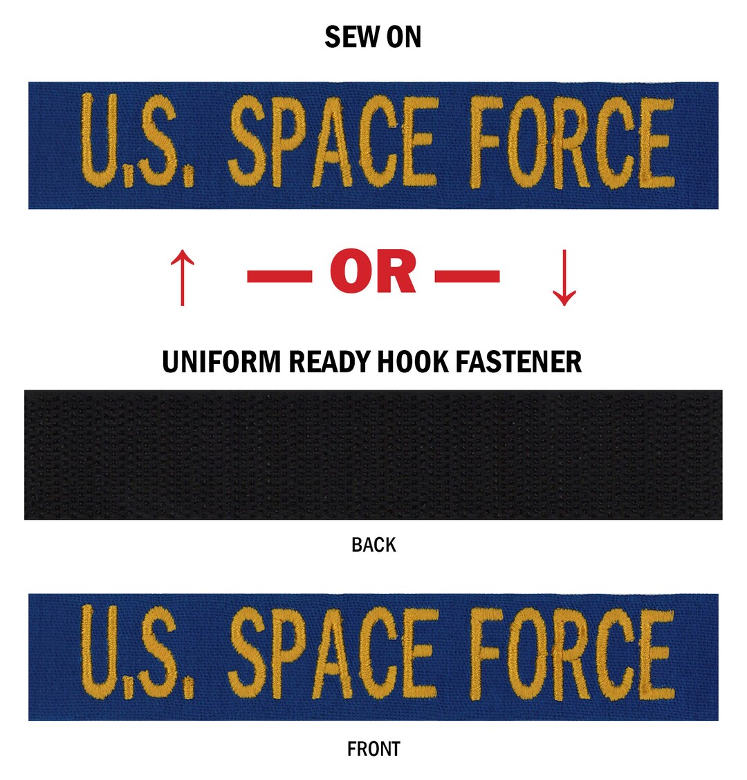 NORTHERN SAFARI™ U.S. Space Force Name Tapes - Made in the USA ...