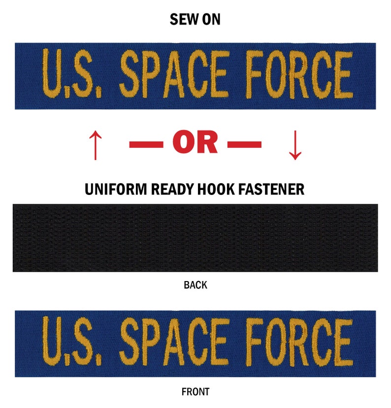 NORTHERN SAFARI™ U.S. Space Force Name Tapes Made in the - Etsy