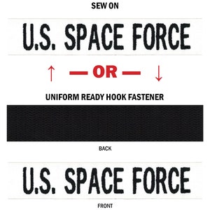 NORTHERN SAFARI™ U.S. Space Force Name Tapes - Made in the USA ...