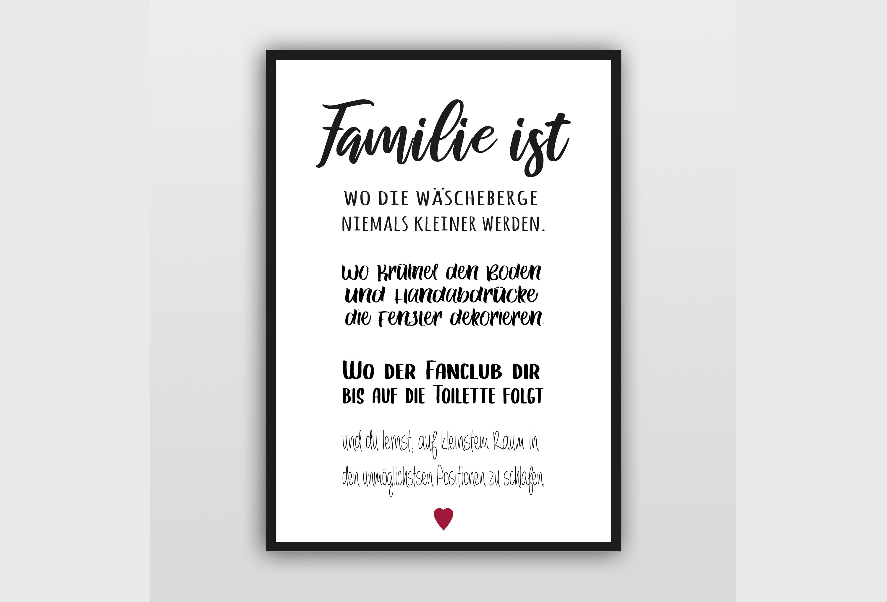 Familie Ist Wo Die Wascheberge Niemals Kleiner Werden
