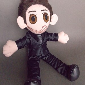 Crowley Supernatural Doll Plushie Toy Mark Sheppard - Etsy