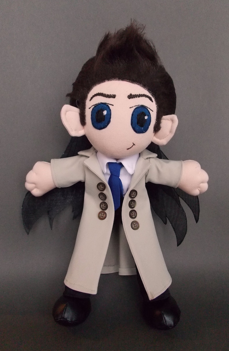 Castiel Supernatural Doll Plushie Toy Misha Collins - Etsy