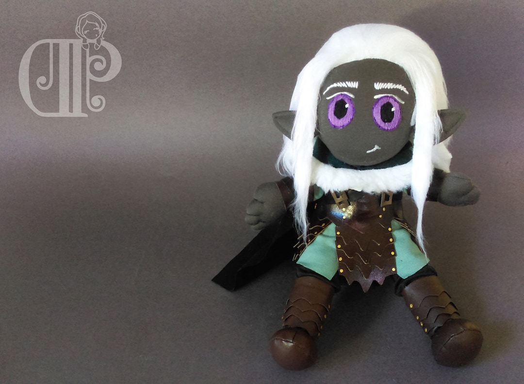 Drizzt Do'urden D&D Dungeons and Dragons Plush Doll Plushie Toy - Etsy ...