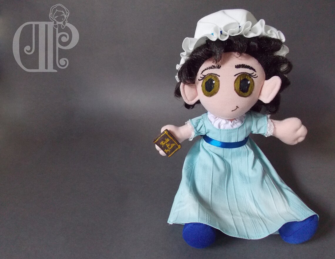 Jane Austen Doll Plushie Toy - Etsy