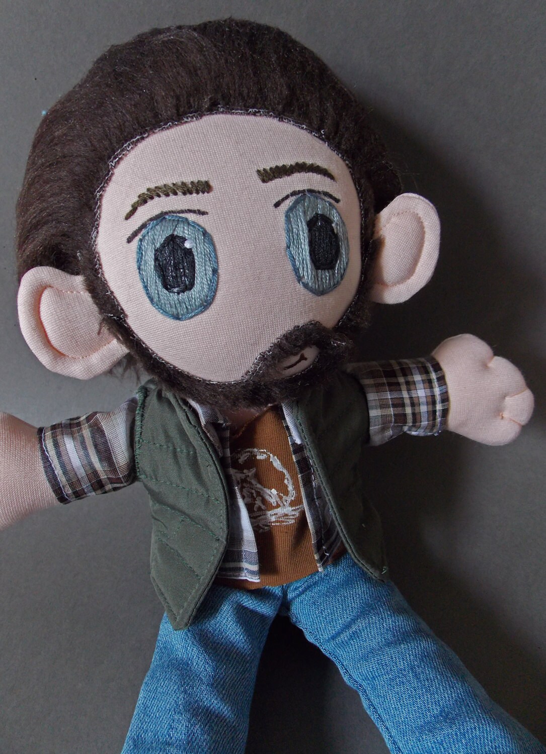Bobby Singer Supernatural Doll Plushie Toy Jim Beaver - Etsy