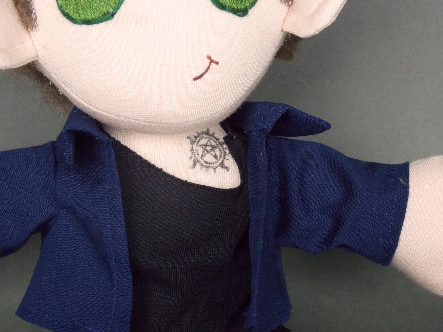 Dean Winchester Supernatural Doll Plushie Toy Jensen Ackles - Etsy