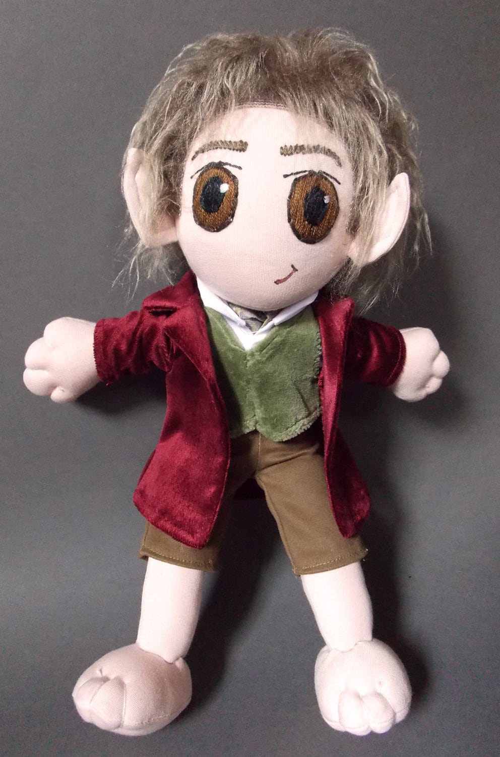 Bilbo Baggins the Hobbit Lord of the Rings Plush Doll Plushie Toy ...