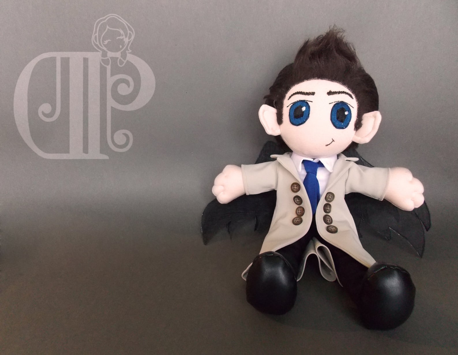 Castiel Supernatural Doll Plushie Toy Misha Collins - Etsy
