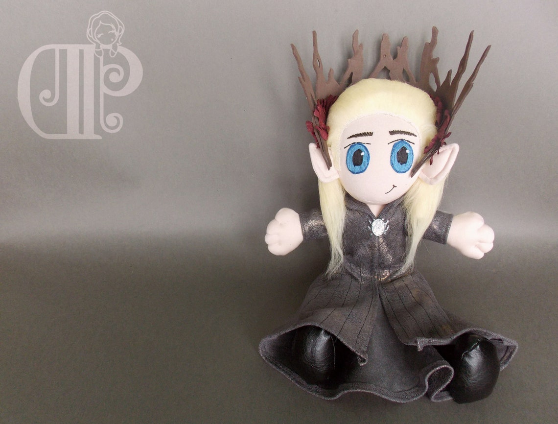 Thranduil the Hobbit Lord of the Rings Plush Doll Plushie Toy Lee Pace ...