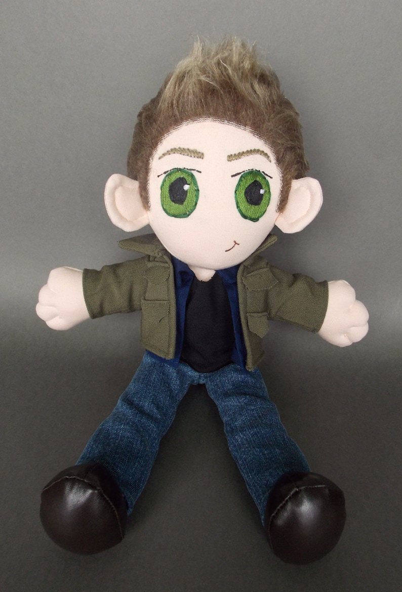 Dean Winchester Supernatural Doll Plushie Toy Jensen Ackles - Etsy