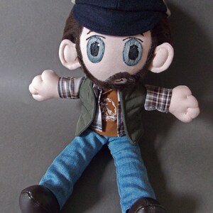 Bobby Singer Supernatural Doll Plushie Toy Jim Beaver - Etsy