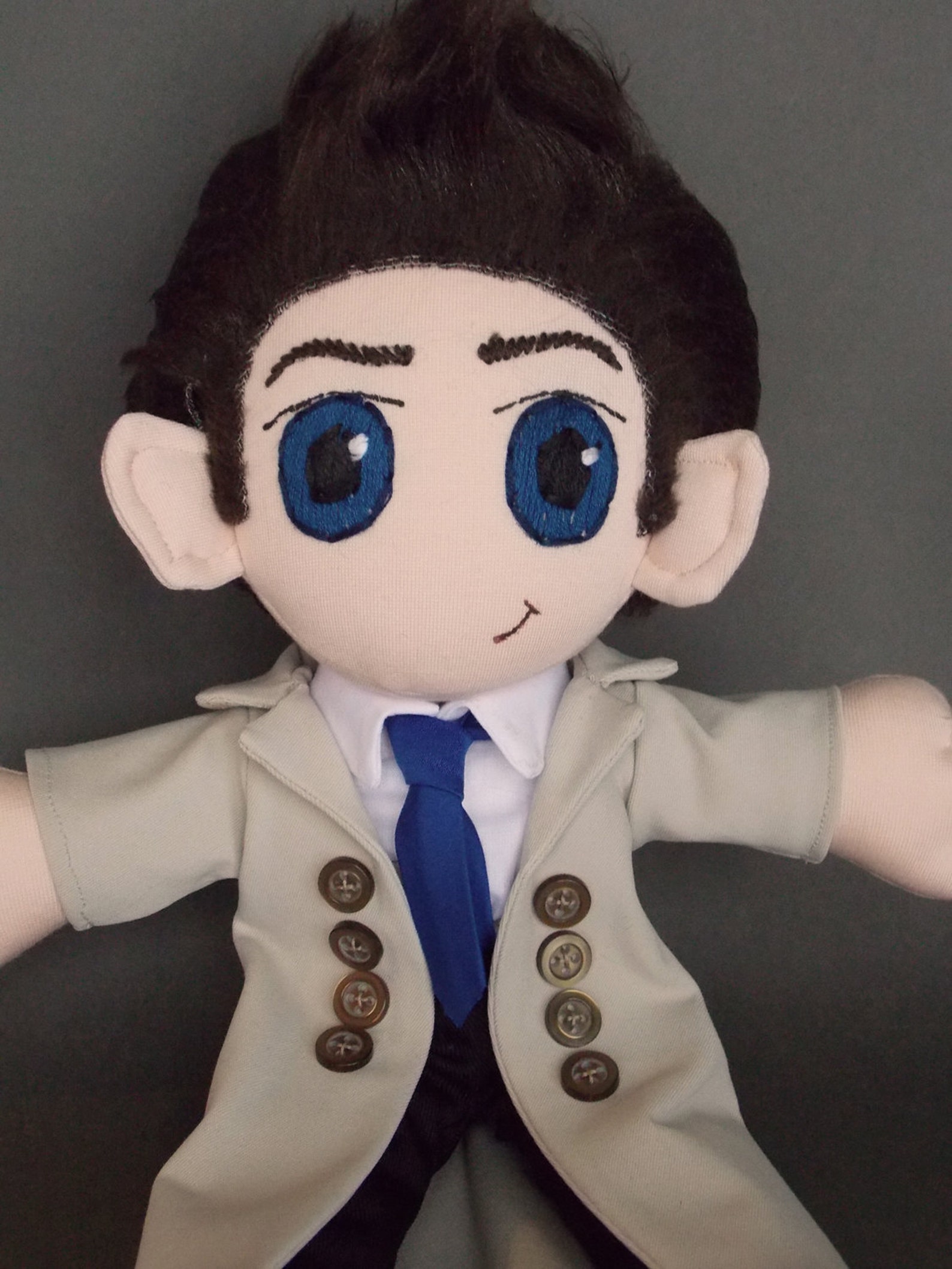 Castiel Supernatural Doll Plushie Toy Misha Collins - Etsy