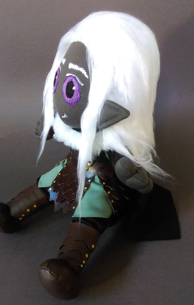 Drizzt Do'urden D&D Dungeons and Dragons Plush Doll Plushie Toy - Etsy
