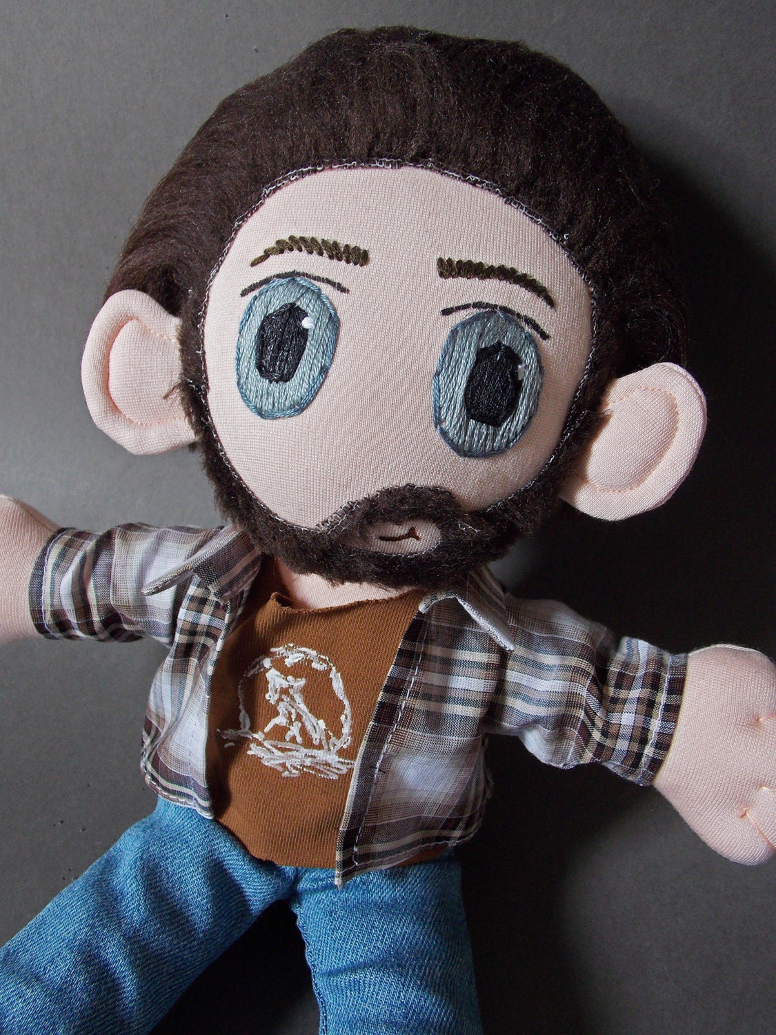 Bobby Singer Supernatural Doll Plushie Toy Jim Beaver - Etsy