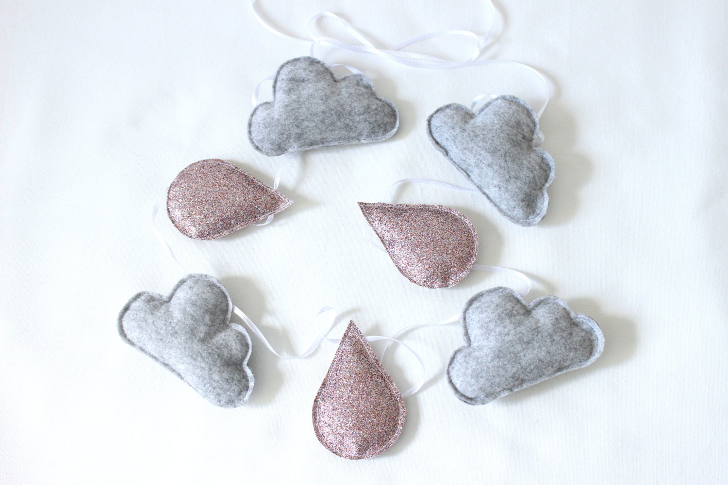 Rainbow Drop Garland Diy