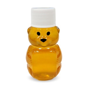 Cute 2 Oz Mini Honey Bear Favor With Pure U.S. Honey yellow - Etsy