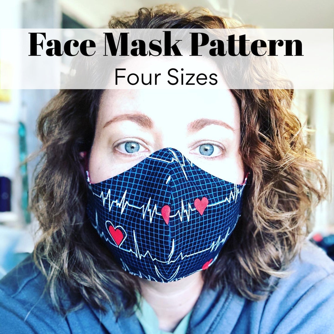 Face Mask PDF Pattern Four Different Sizes Free Video - Etsy