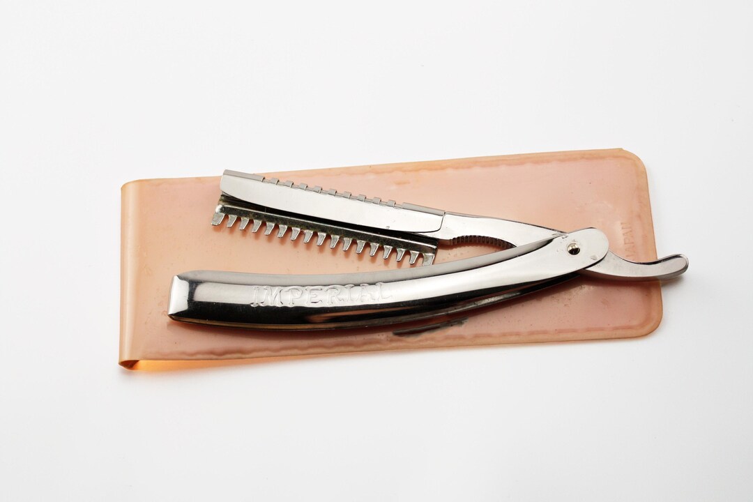 Vintage Imperial Hair Shaper – Straight Razor-style Hair Thinning Tool ...