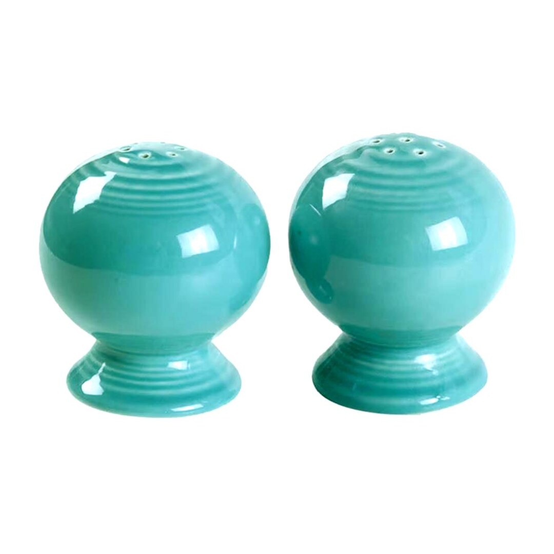 Fiesta Salt and Pepper Shakers Set - Colorful Ceramic Spice Containers ...