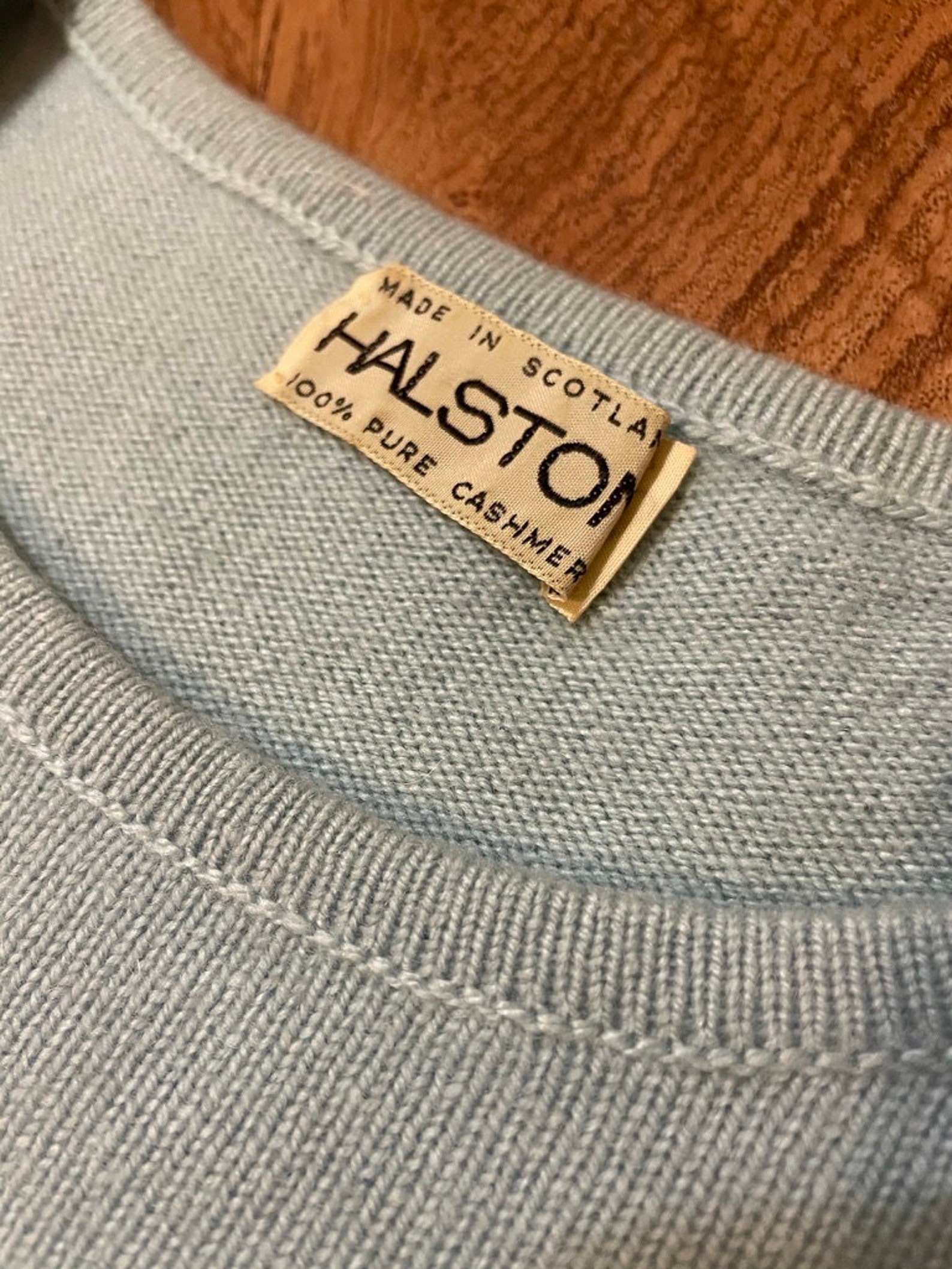 Authentic Halston Iconic 1970s Cashmere Dress Powder Blue 70s - Etsy