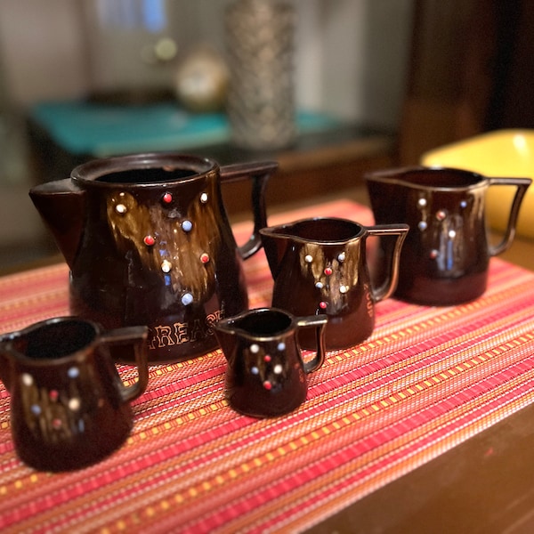 Ceramic Painted Measuring Cups - Etsy