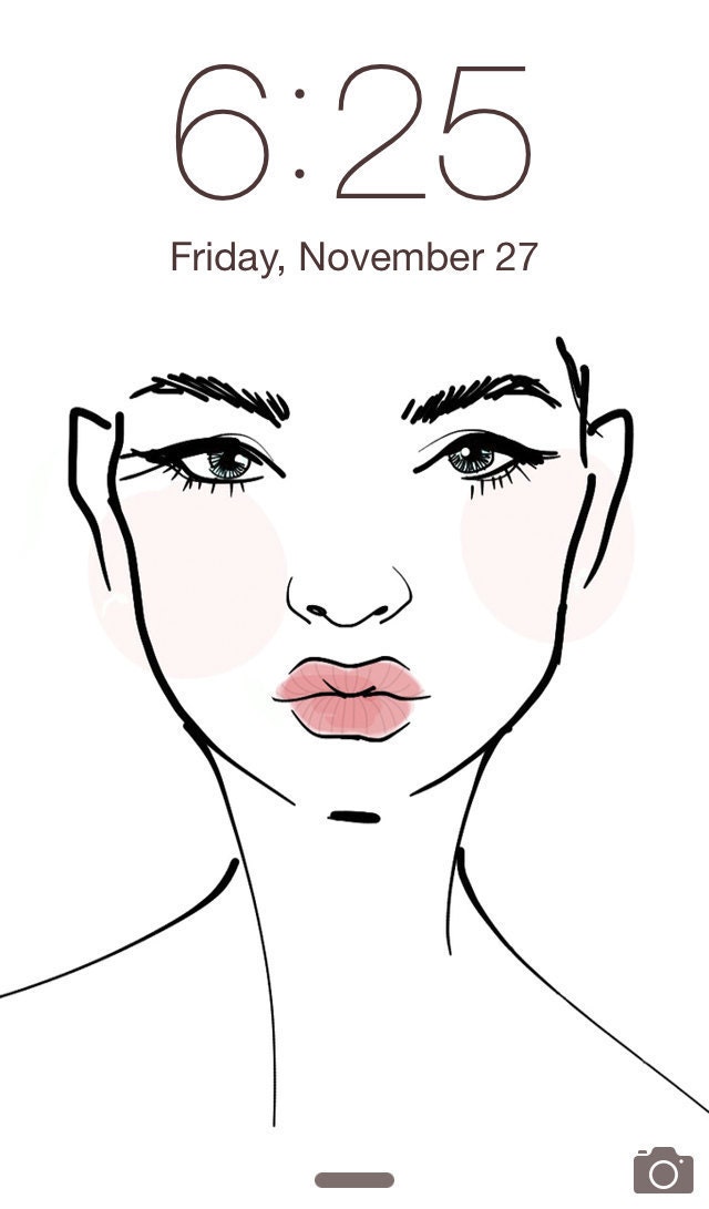 Secrets, Minimal iPhone Wallpaper, Fashion Illustration, iPhone Home ...