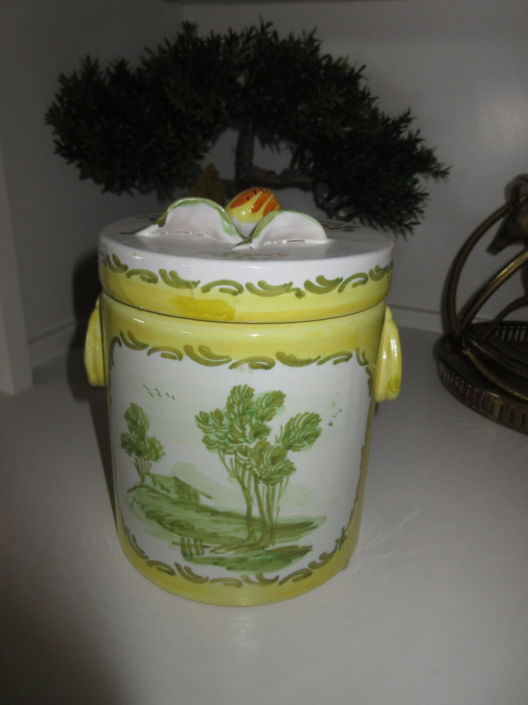1970's Meiselman Imports Made in Italy Canister With Lid. Marked E743 ...