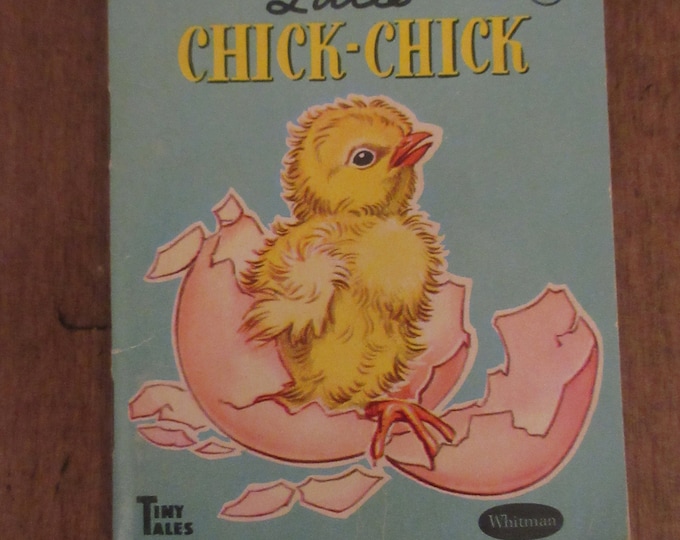 1950 Mini Miniature Book Tiny Tales Little Chick-chick Whitman ...