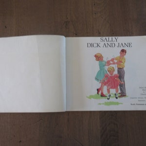 Sally Dick and Jane Book 1962 1st Pre-primer Edition Last Series Scott ...