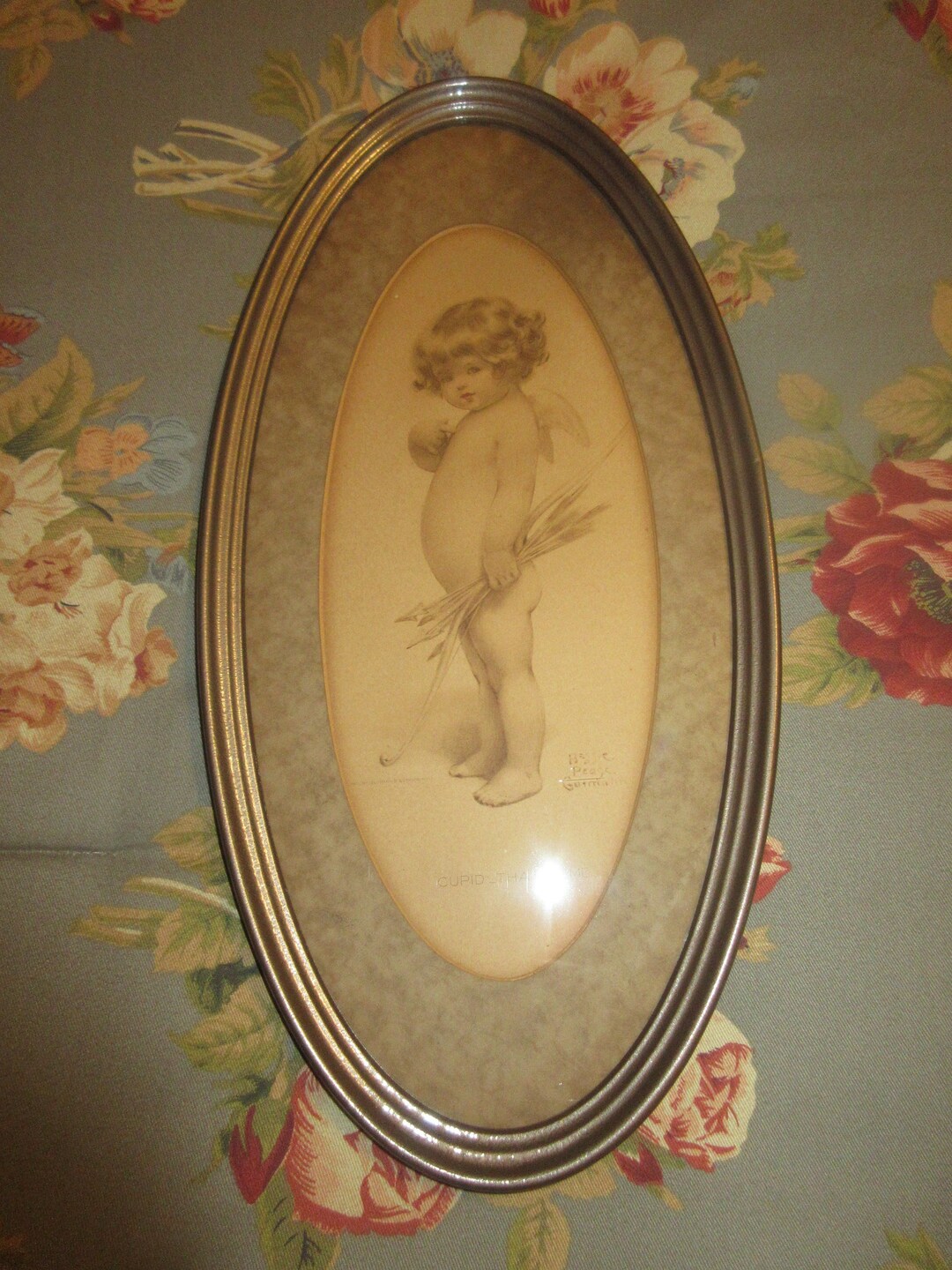 Large Early 1911 Rare BESSIE PEASE GUTMANN 16 Oval Cupid That's Me, Bow ...