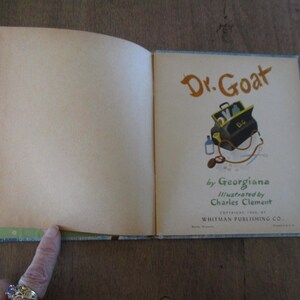 1950 RARE Dr Goat Tale A Tale Whitman by Georgiana Illustrated Charles ...