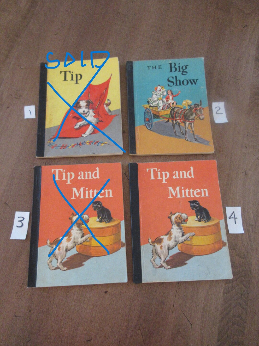 1963 Editions Tip and Mitten Big Show Readers by Houghton Mifflin ...