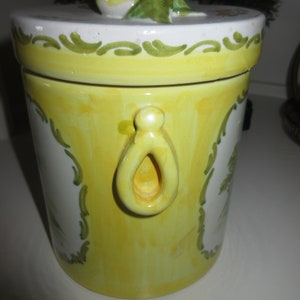 1970's Meiselman Imports Made in Italy Canister With Lid. Marked E743 ...