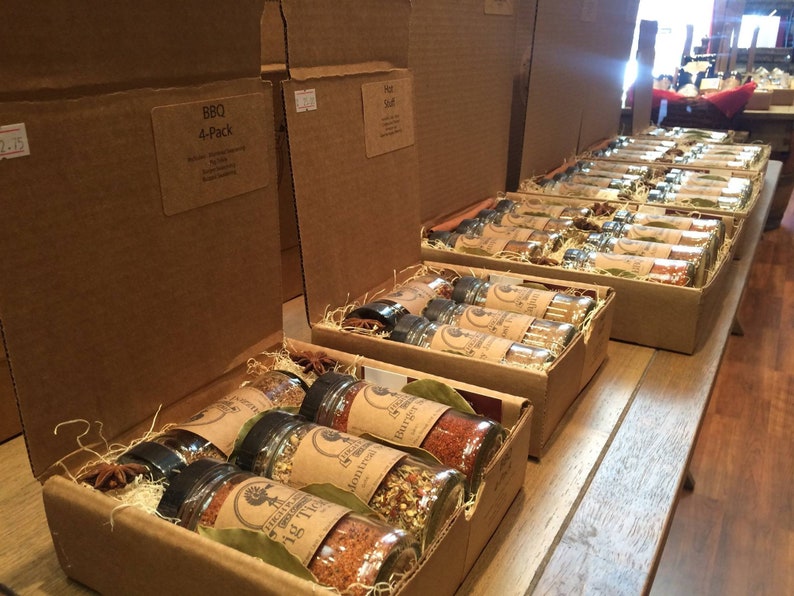 Sausage Sampler BBQ Rub and Baking Spices Gift Set of 4 | Etsy