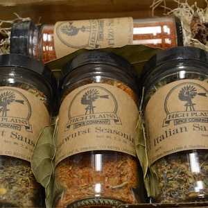 Sausage Sampler ~ BBQ Rub and Baking Spices Gift Set of 4 ~ Gourmet ...
