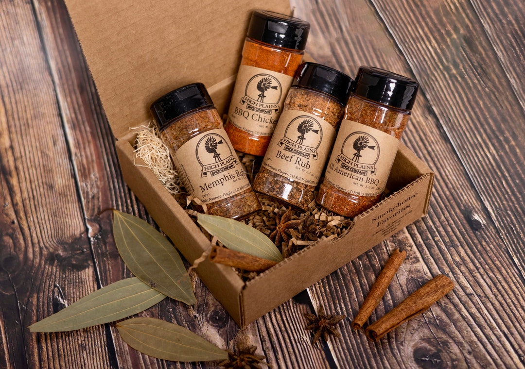 BBQ Spice Rub Gift Set: Gourmet Smokehouse Flavors, Handcrafted - Etsy