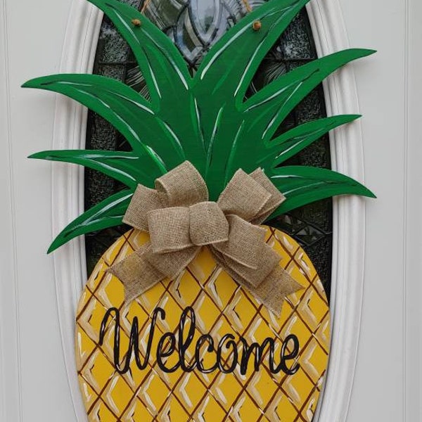 Pineapple Door Decor - Etsy