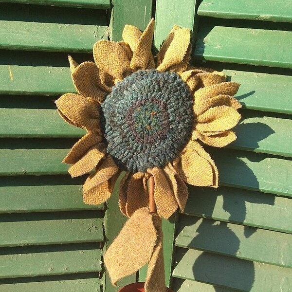 Sunflower Folk Art - Etsy