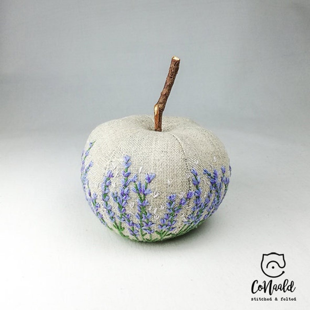 Decorative Linen Apple Lavender4. Fabric Apple. With Lavender Scent ...