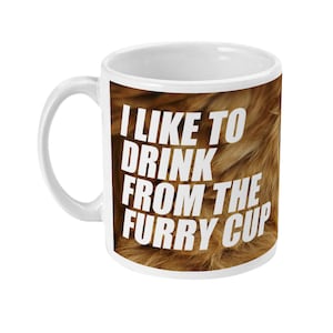 Drink From Furry Cup - Etsy