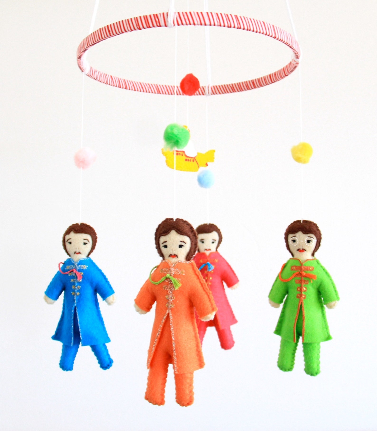 Beatles Crib Mobile/ Sgt Pepper Lonely Hearts Club Band - Etsy