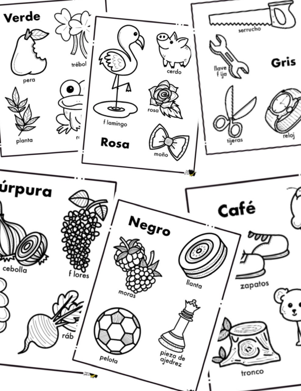 Learn Colors in Spanish - Etsy