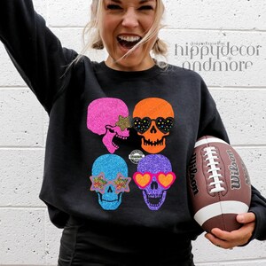 Spooky Halloween PNG Halloween Skeletons PNG Sparkly Glitter Skeleton ...