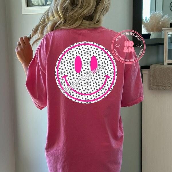 Hot Pink Smiley Face Png - Etsy