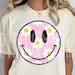Pink Retro Png Daisy Smiley Face PNG Daisy PNG Distressed Happy ...